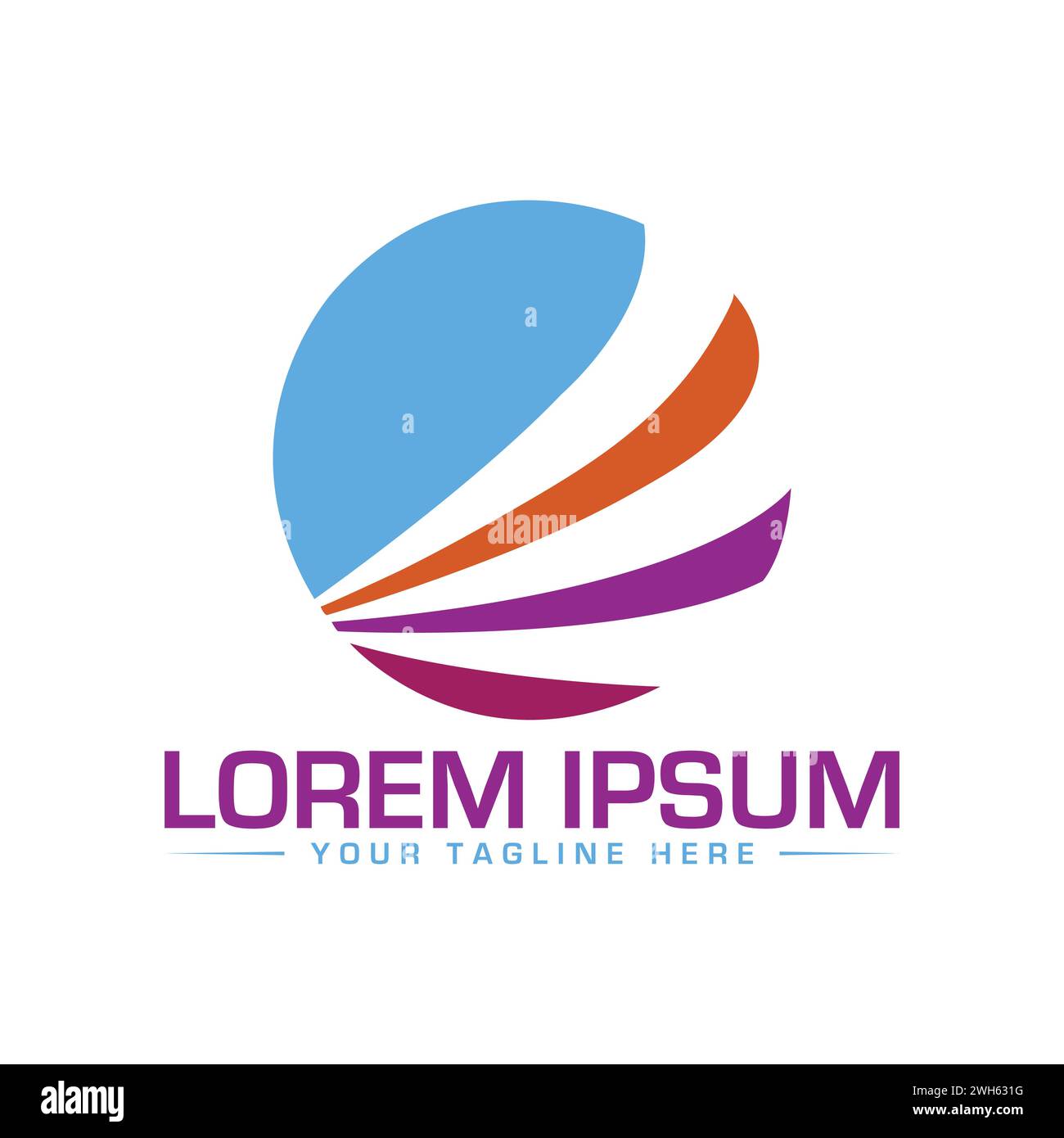 Circle Logo Design. Unique and Professional Circle Logo Design Stock ...