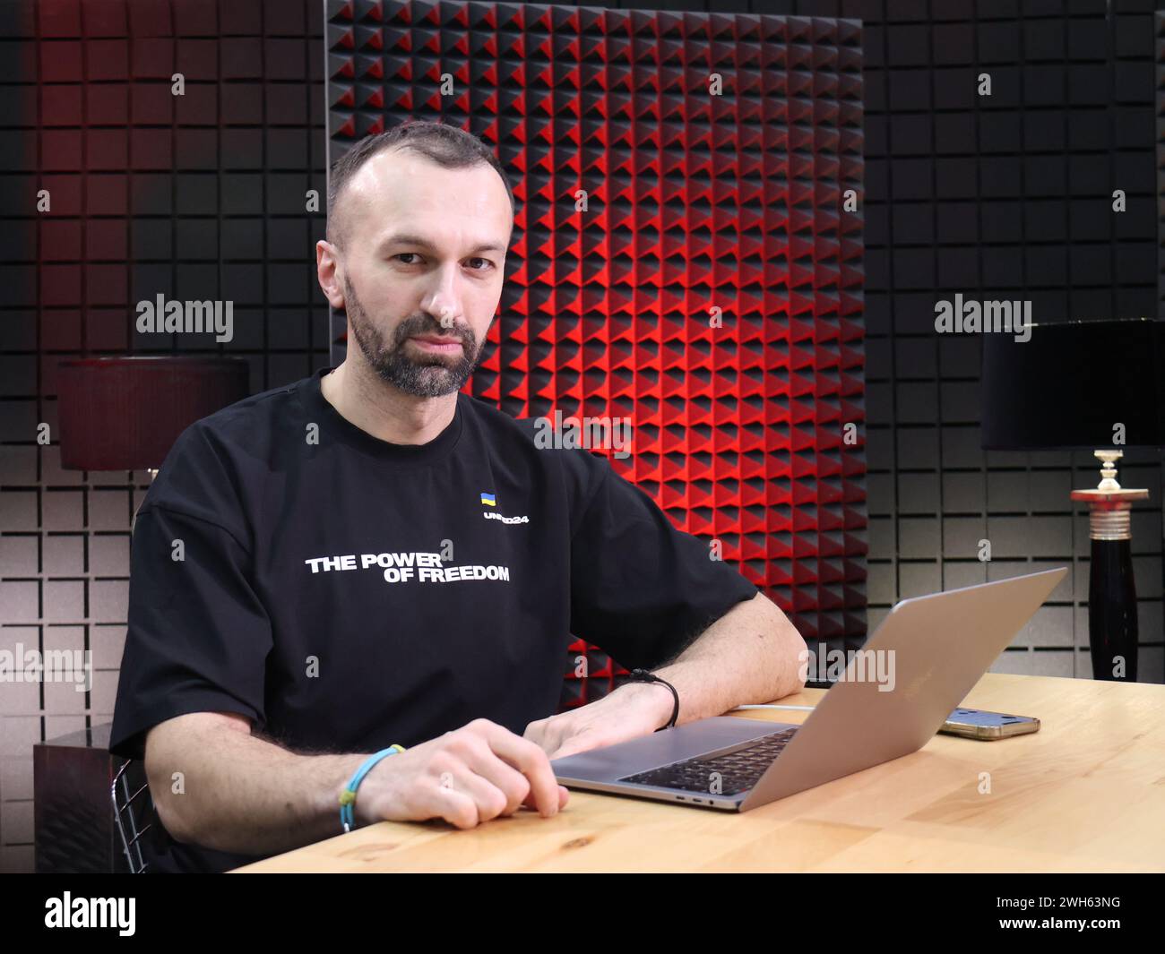 KYIV, UKRAINE - FEBRUARY 07, 2024 - Investigative journalist, MP ...