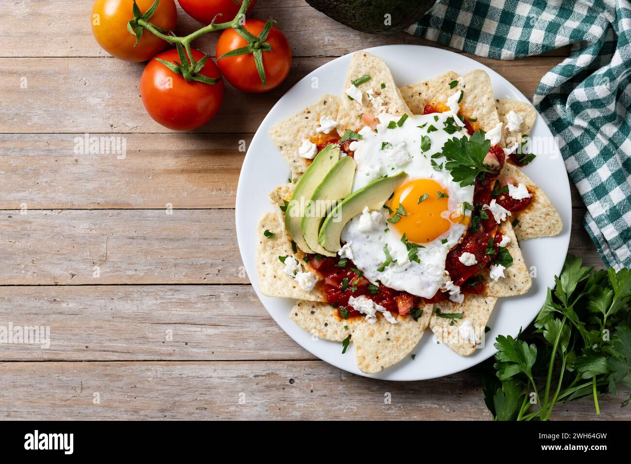 Traditional mexican chilaquiles breakfast hi-res stock photography and ...