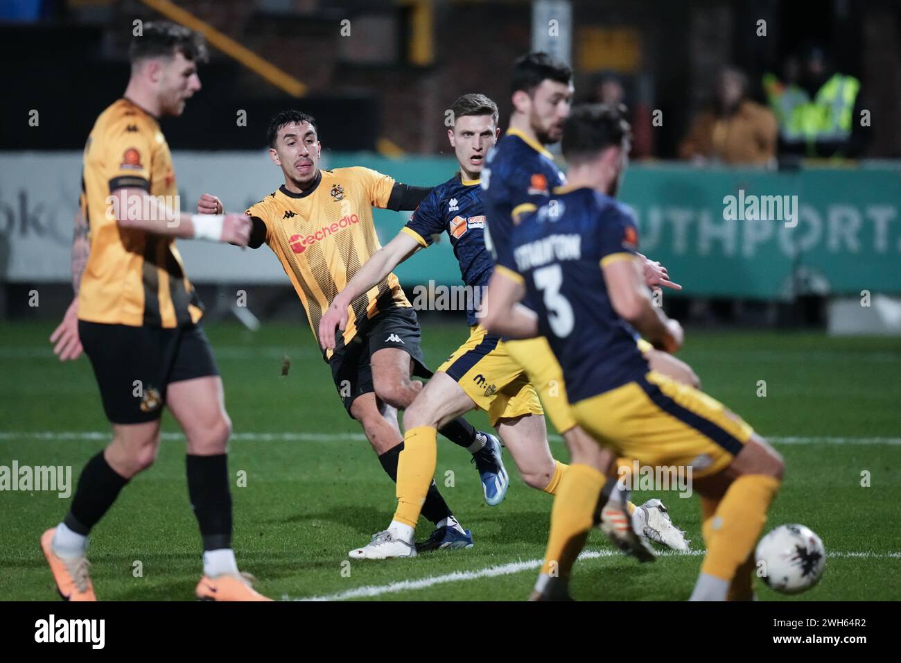 Southport v Spennymoor Town 6th February 2024 Vanarama National League North, BIG HELP STADIUM ...