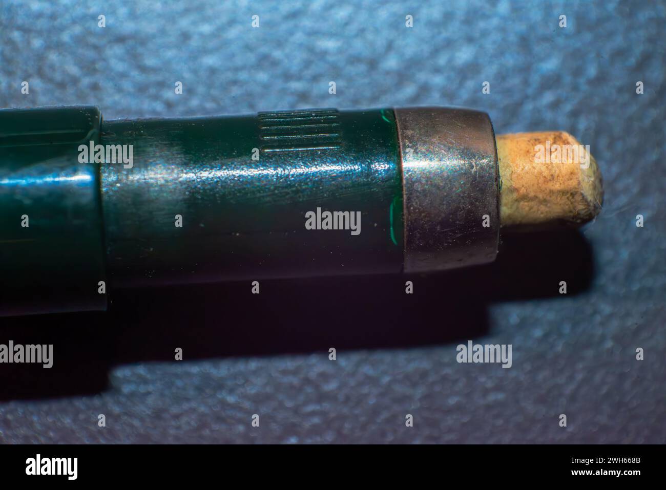 The practical bottom eraser of an engineering pencil, a utility tool ...