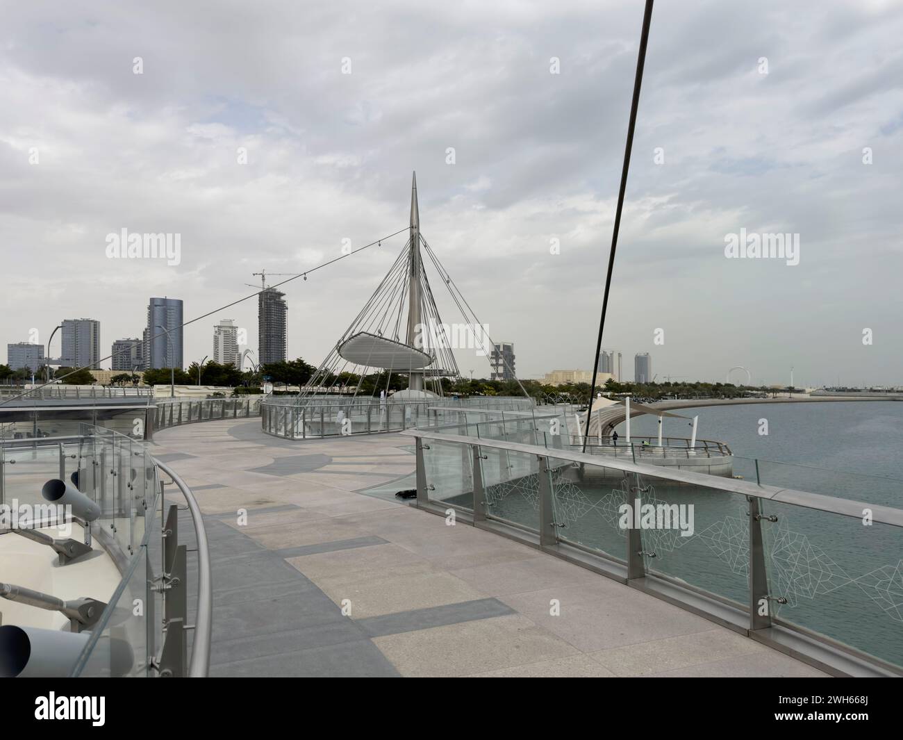 The lusail pedestrian bridges hi-res stock photography and images - Alamy