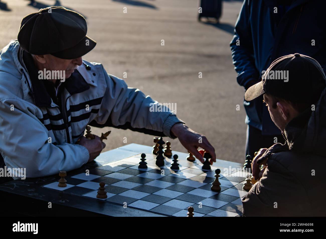 Human chess hi-res stock photography and images - Alamy