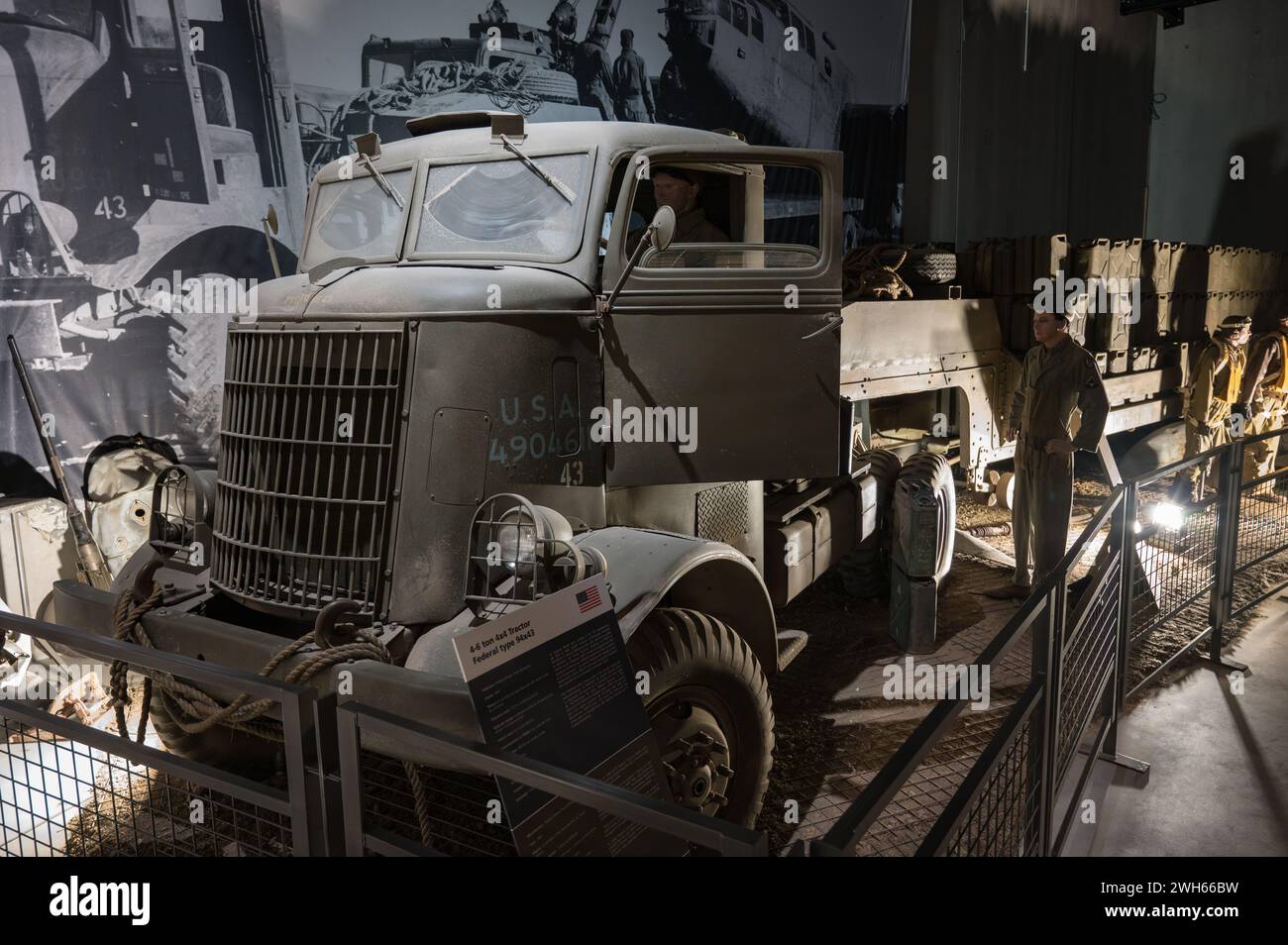 The Federal tractor FMTC 94x43 used by the United States Army during ...