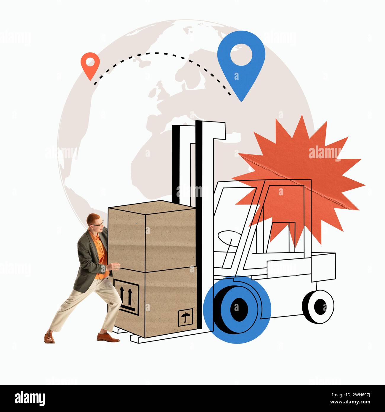 Logistics innovation Cut Out Stock Images & Pictures - Alamy