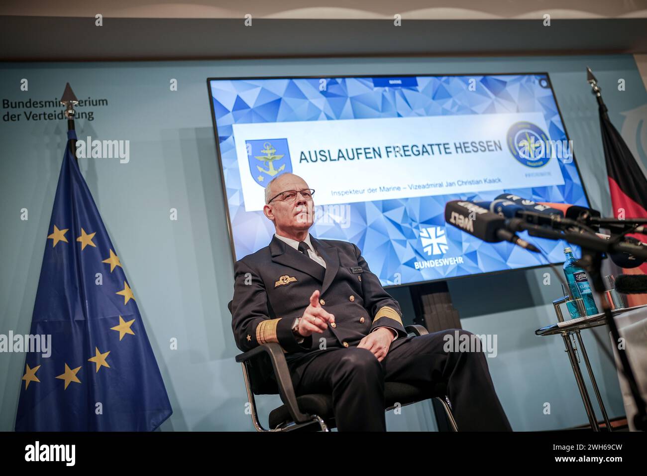 Berlin, Germany. 08th Feb, 2024. Vice Admiral Jan Christian Kaack ...