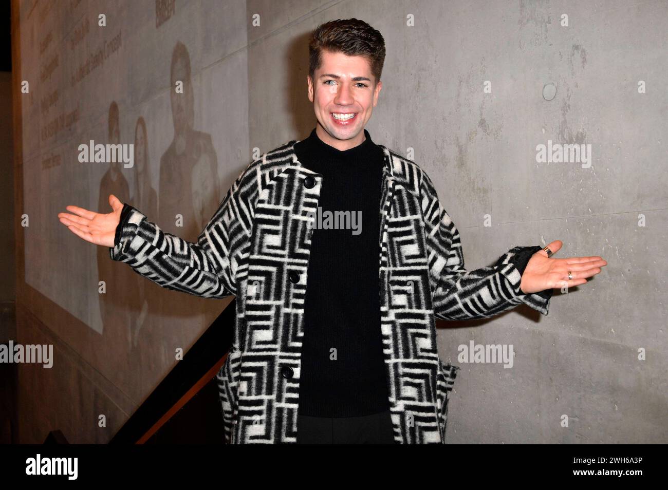 Maximilian Seitz bei der Rebekka Ruetz Fashion Show auf der Berlin ...