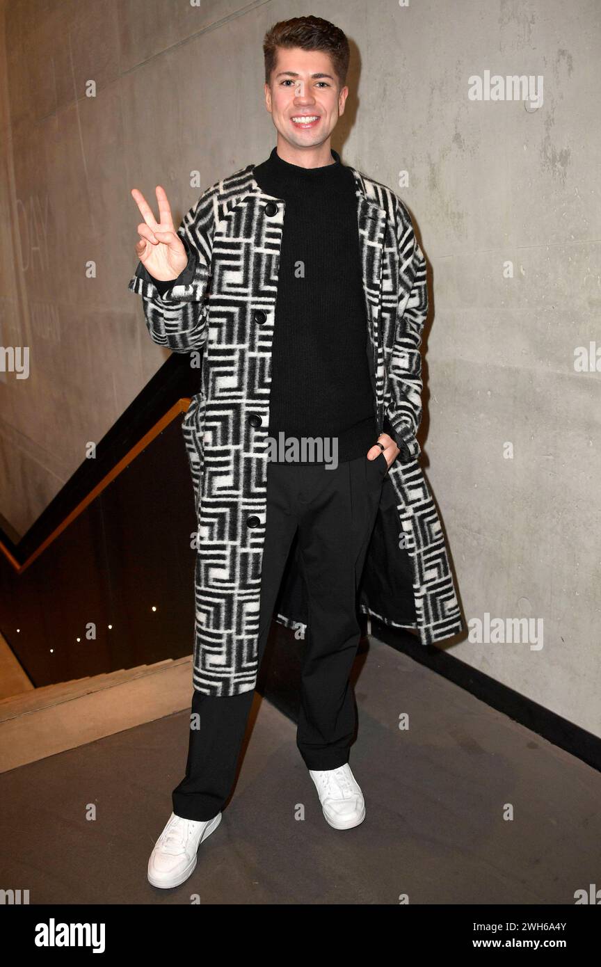 Maximilian Seitz bei der Rebekka Ruetz Fashion Show auf der Berlin ...