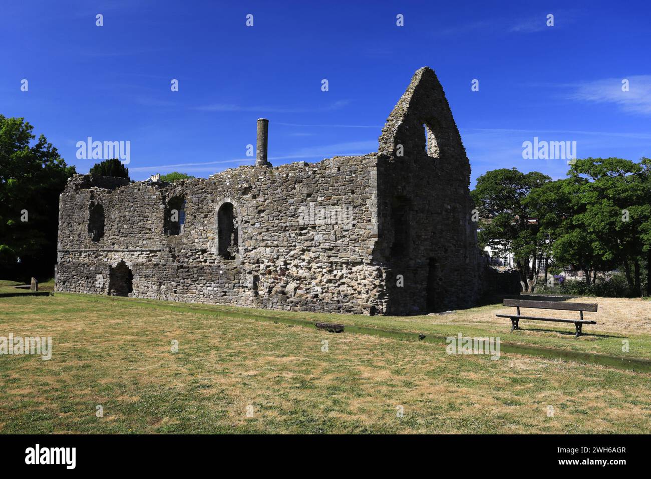 The Norman House, Christchurch town, Dorset; England, UK Stock Photo ...