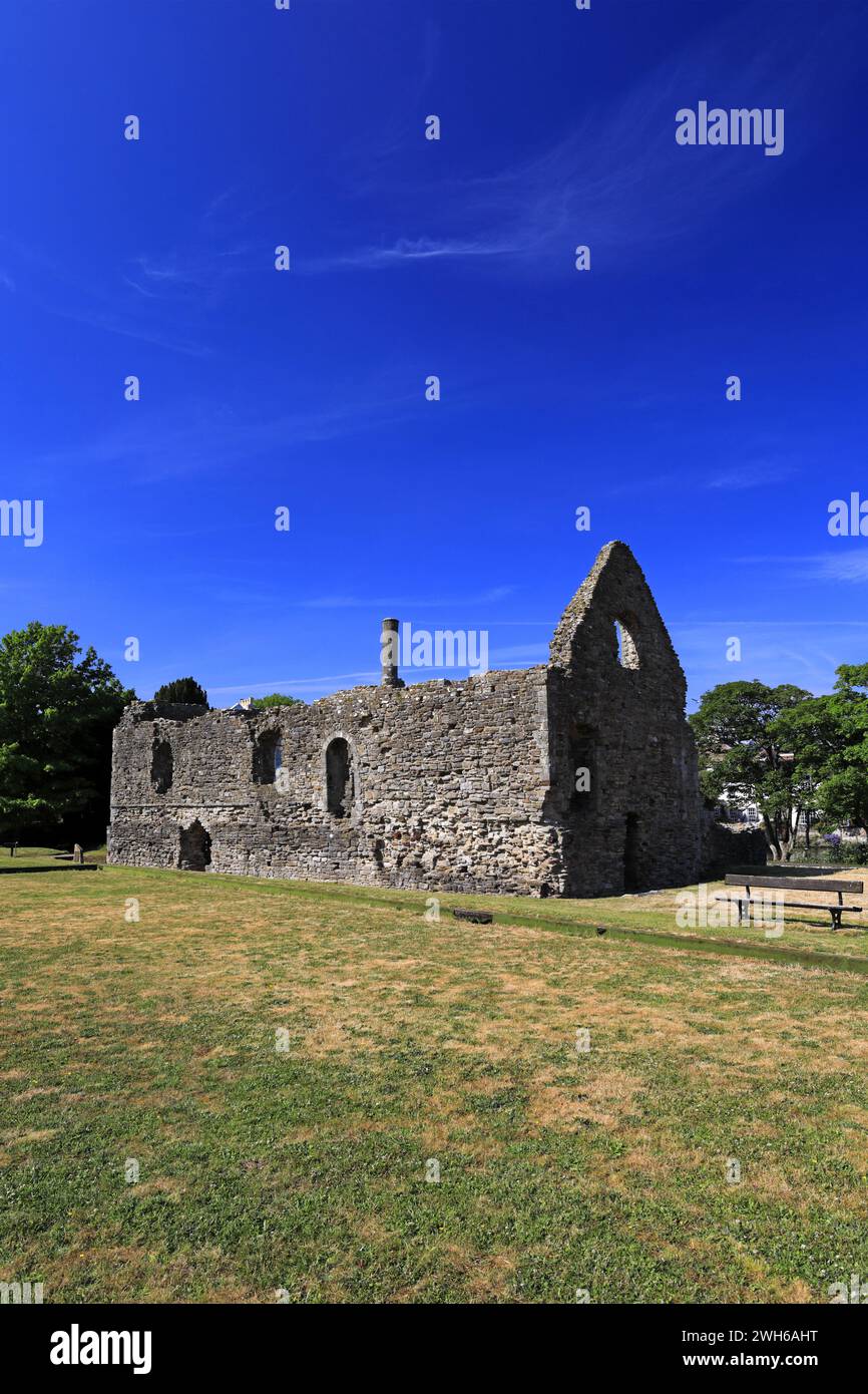 The Norman House, Christchurch town, Dorset; England, UK Stock Photo ...