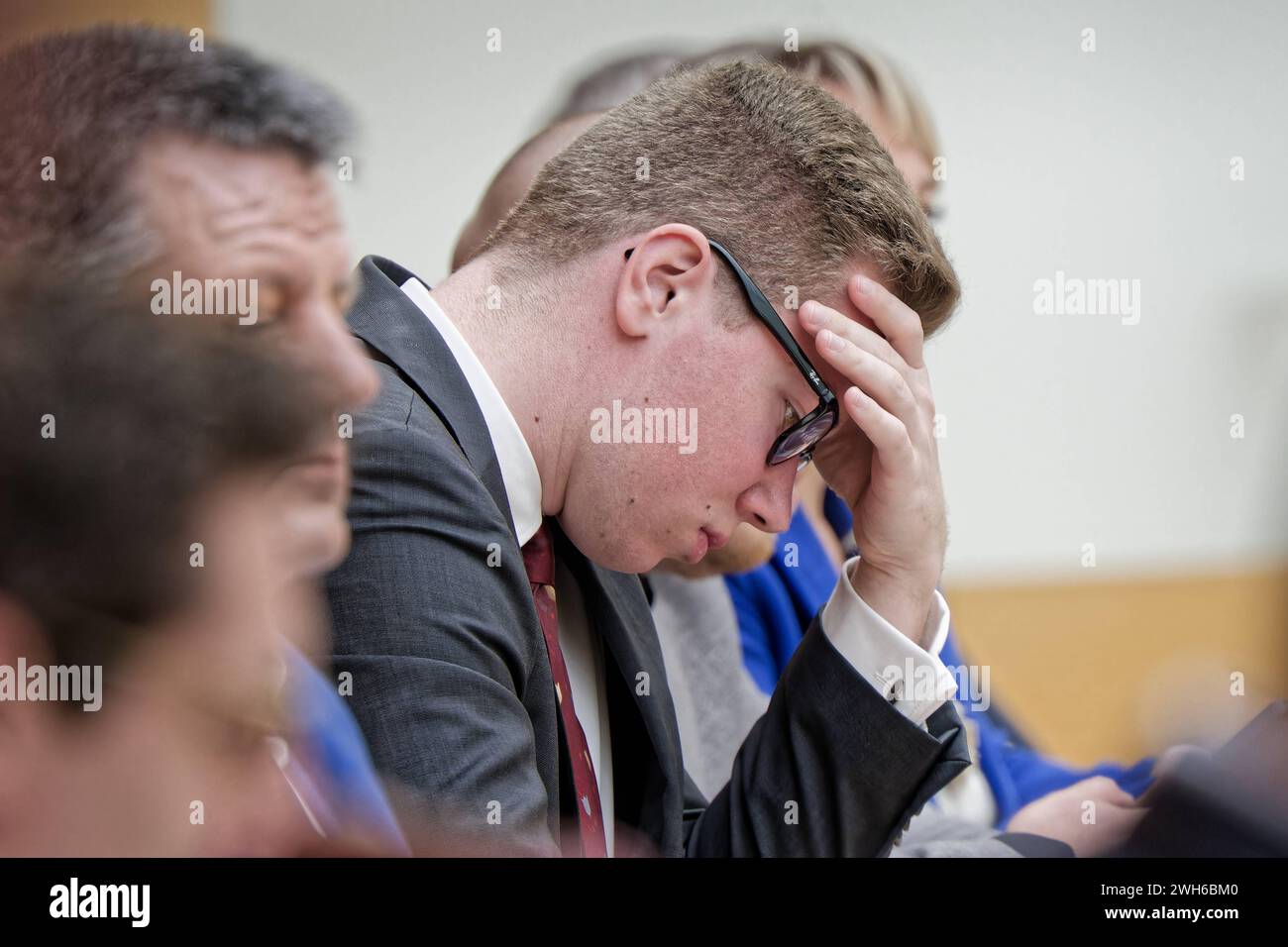 Daniel Halemba, Mitglied der AfD Fraktion. 10.Plenarsitzung des ...