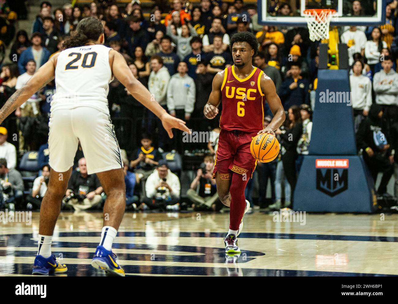Bronny james usc trojans 2024 hi-res stock photography and images - Alamy