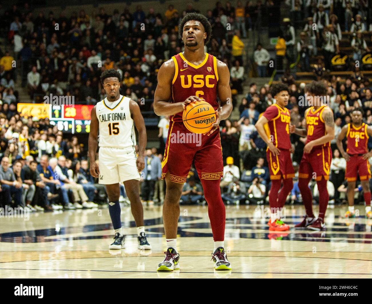 Bronny james usc trojans 2024 hi-res stock photography and images - Alamy