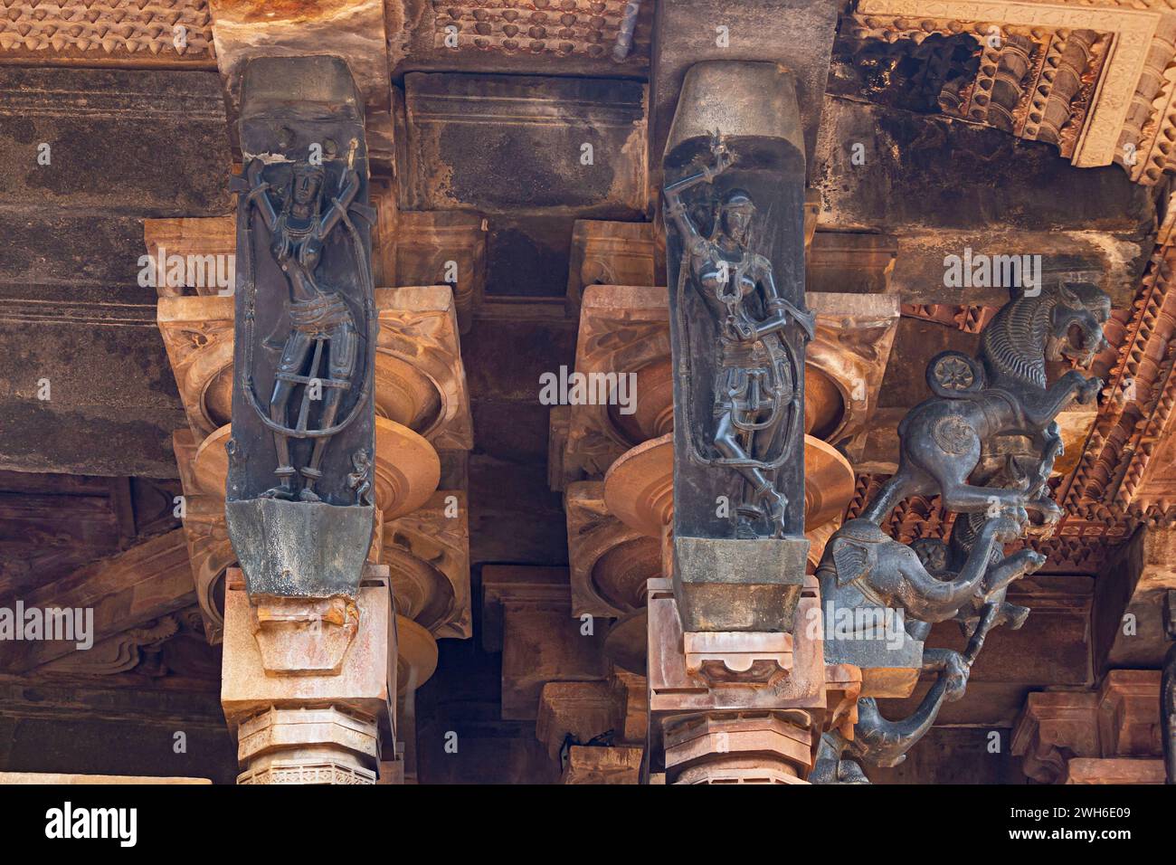 Sculptures of Black Madanika and Yali in Architecture of Kakatiya ...