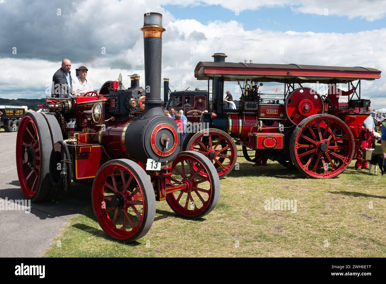 Steam Gathering at Flookburgh, Cumbria, England Stock Photo - Alamy