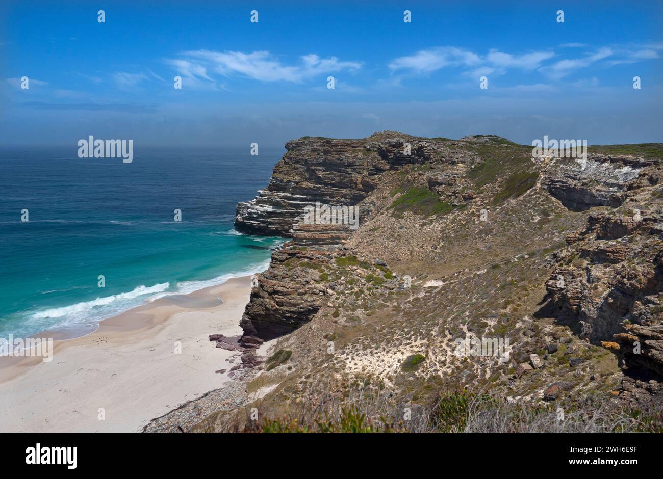 Cape Point on the Cape Peninsula southwestern tip of the African ...