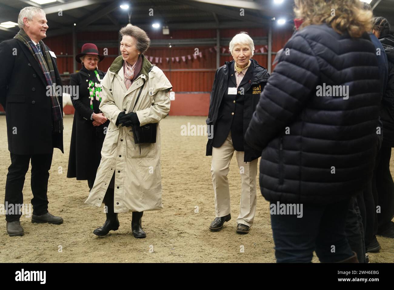 The Princess Royal, Vice Patron of the British Horse Society and Martin ...