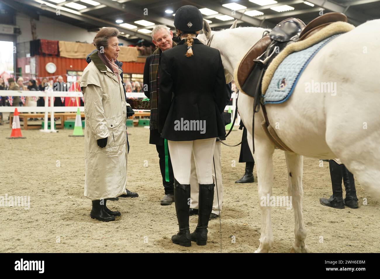 The Princess Royal, Vice Patron of the British Horse Society and Martin ...