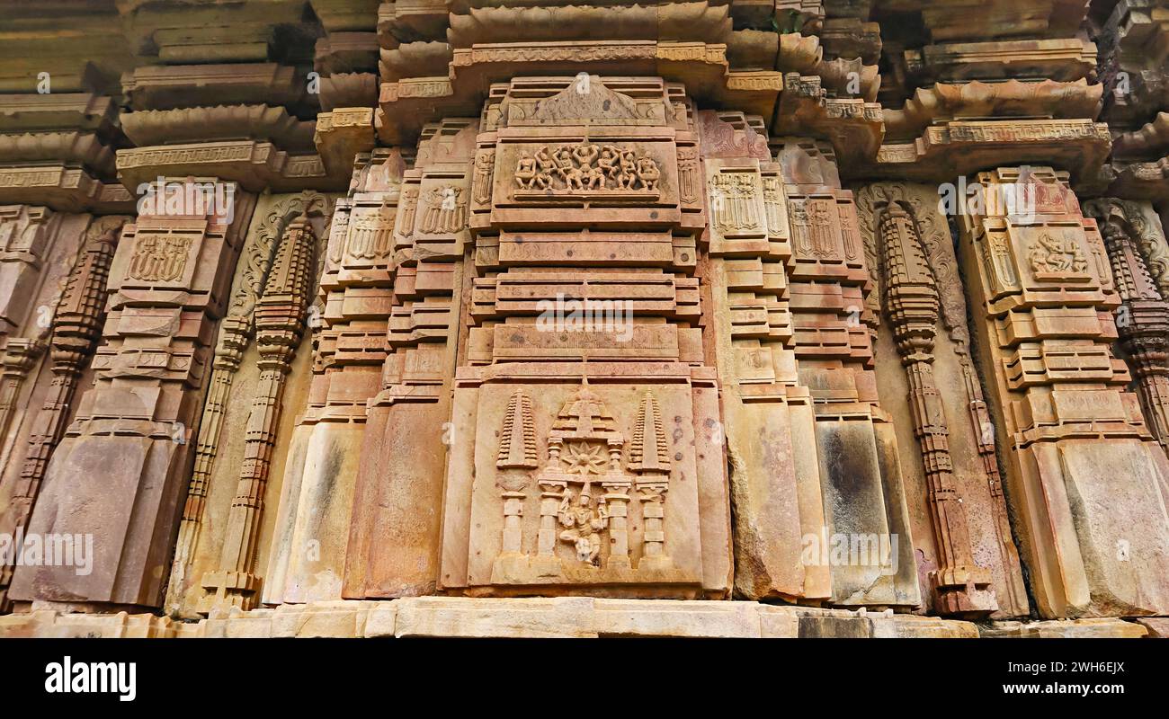 Carved Temple Walls of Kota Gullu, Ghanpur, Warangal, Telangana, India ...