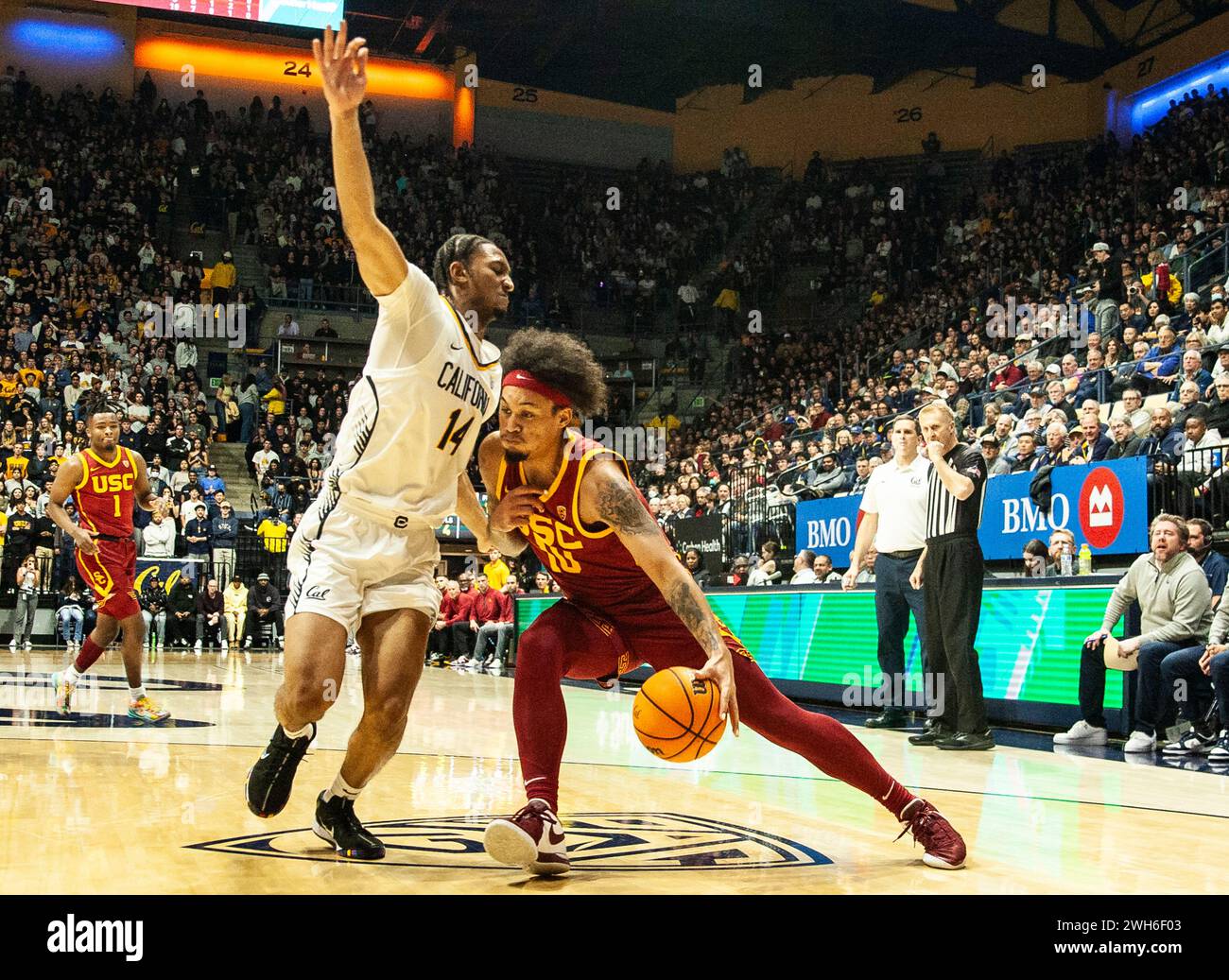 Haas Pavilion. 07th Feb, 2024. CA U.S.A. USC forward DJ Rodman (10 ...