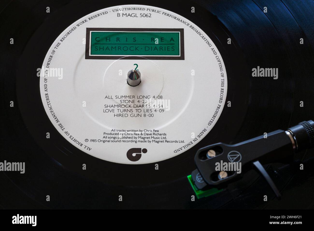 Chris Rea Shamrock Diaries vinyl record album LP with tonearm ...