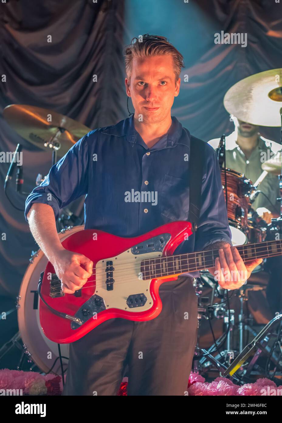 Nottingham, United Kingdom. 7 February 2024, Event: Rock City. “The Vaccines”. Pictured ...