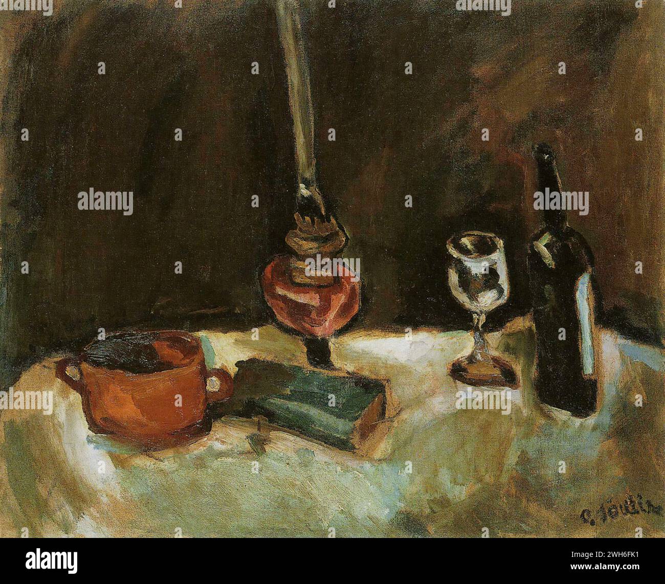 Chaïm Soutine, (1893–1943), Russian-French, Expressionism Nature morte ...