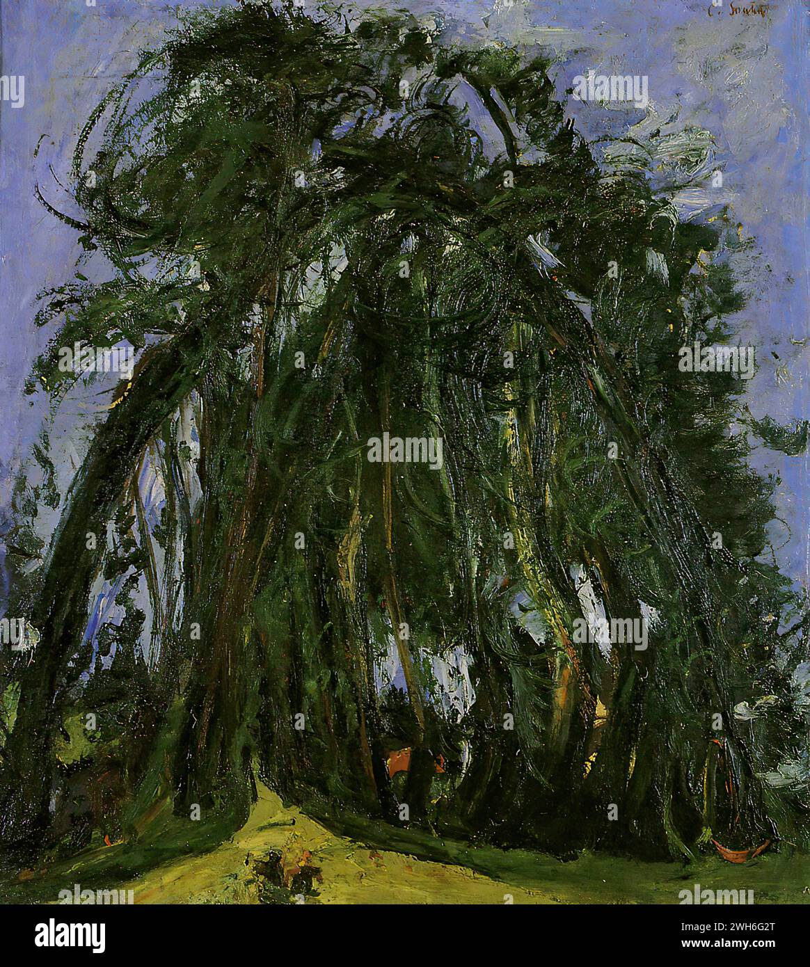Chaïm Soutine, (1893–1943), Russian-French, Expressionism Allée d ...