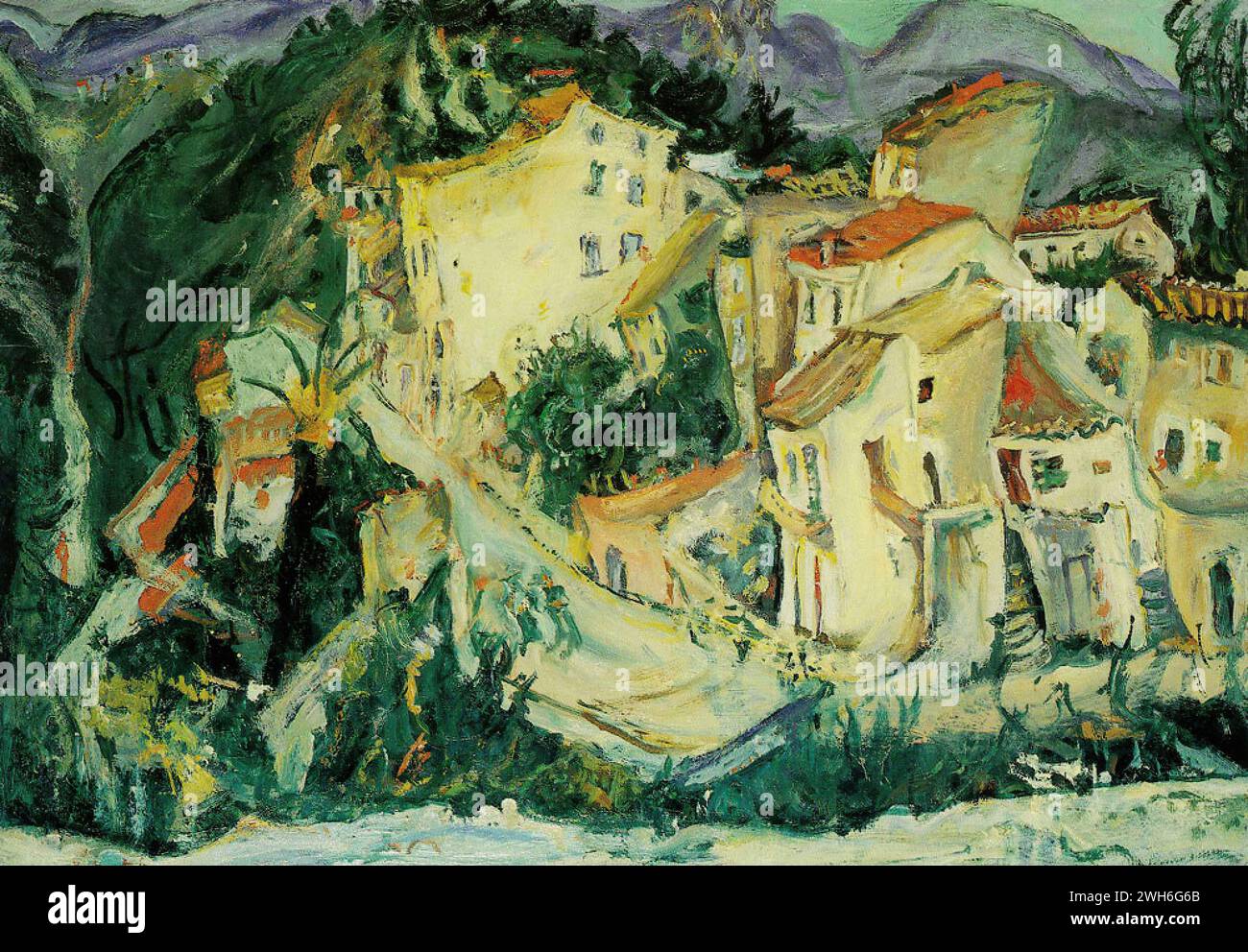 Chaïm Soutine, (1893–1943), Russian-French, Expressionism Paysage de ...