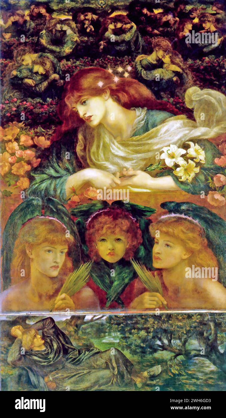 Dante Gabriel Rossetti, (1828–1882), British, Pre-Raphaelite The ...