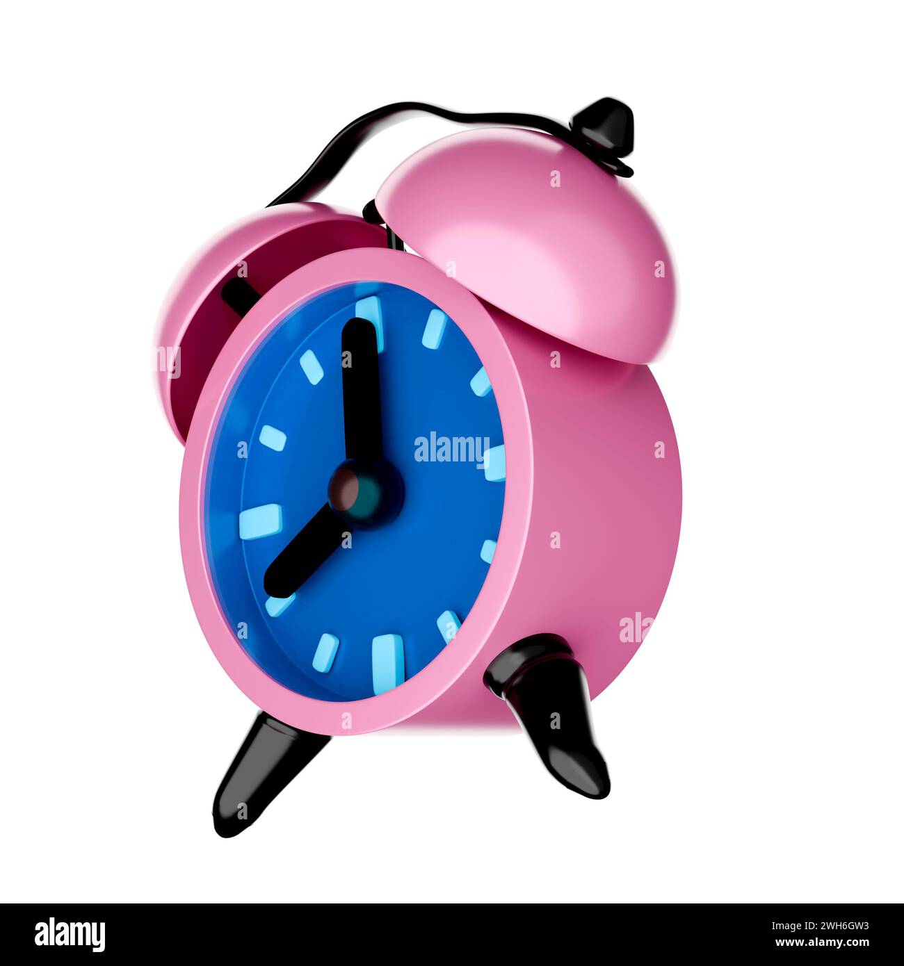 Cartoon clock Cut Out Stock Images & Pictures - Alamy