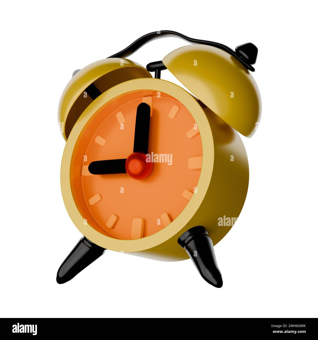 Cartoon clock Cut Out Stock Images & Pictures - Alamy