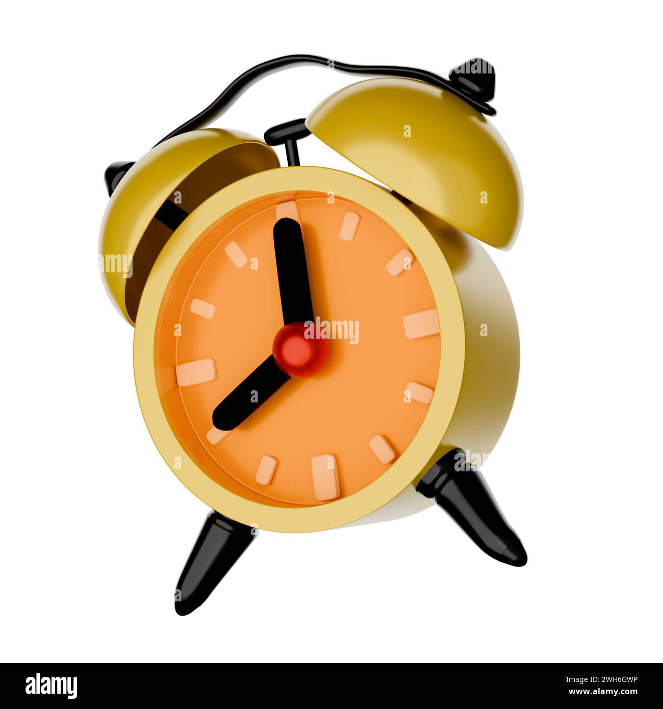 Cartoon clock Cut Out Stock Images & Pictures - Alamy