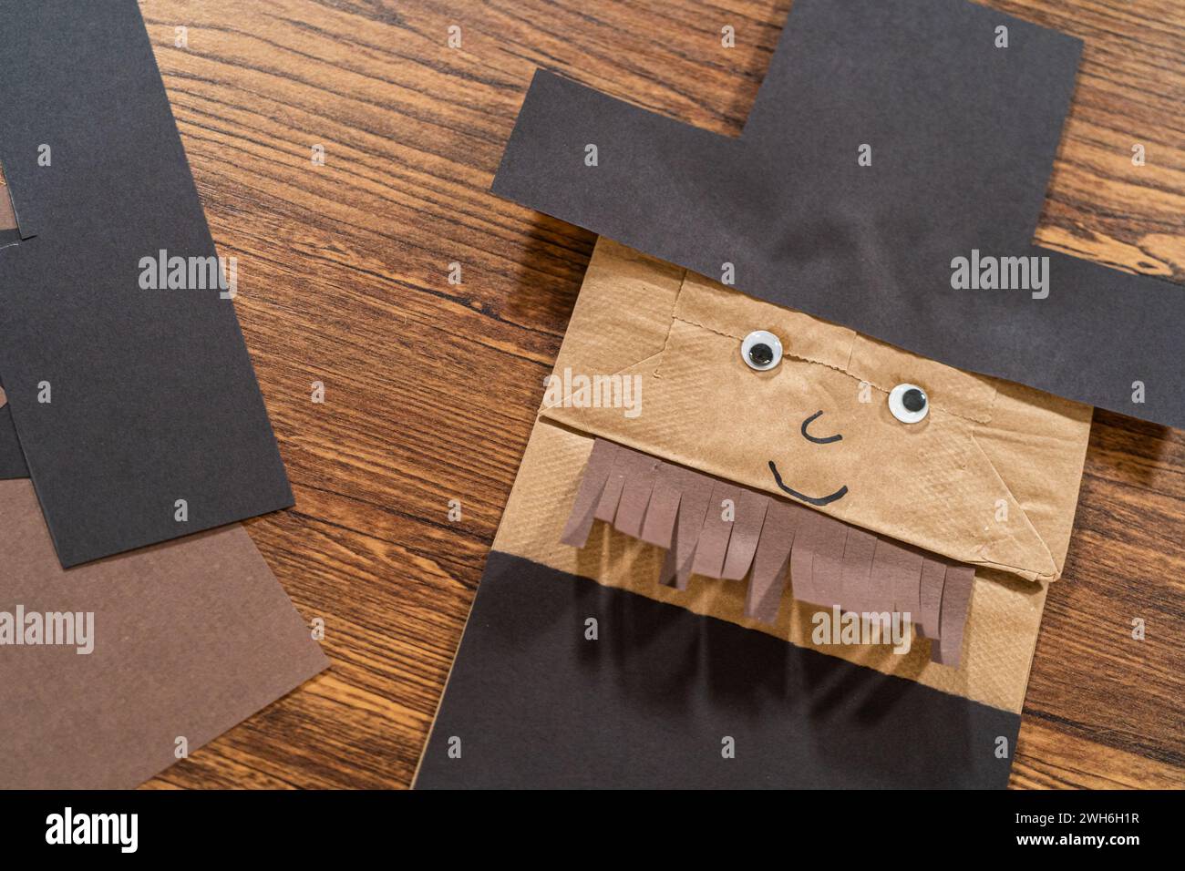 Educator's Craft Crafting Paper Puppets for School Projects Stock Photo ...