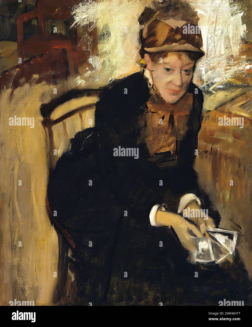 Edgar Degas (1834-1917), French, Impressionism - Portrait of Mary ...