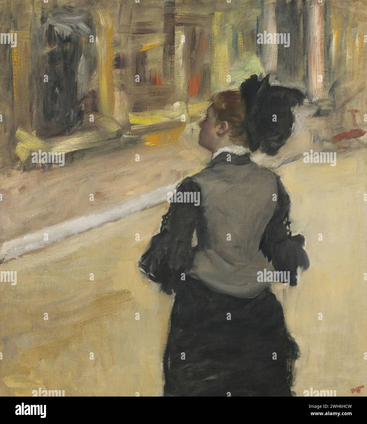 Edgar Degas (1834-1917), French, Impressionism - Mary Cassatt at the ...