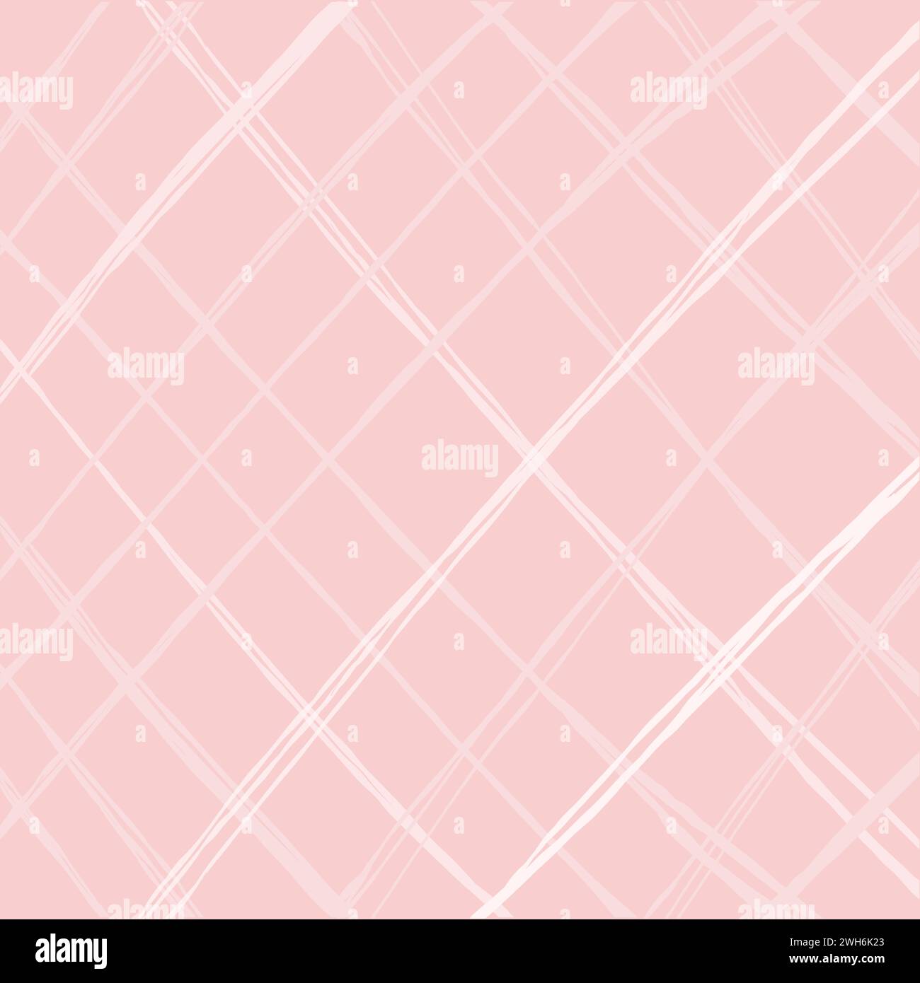 Vector hand drawn cute checkered pattern. Doodle Plaid geometrical ...