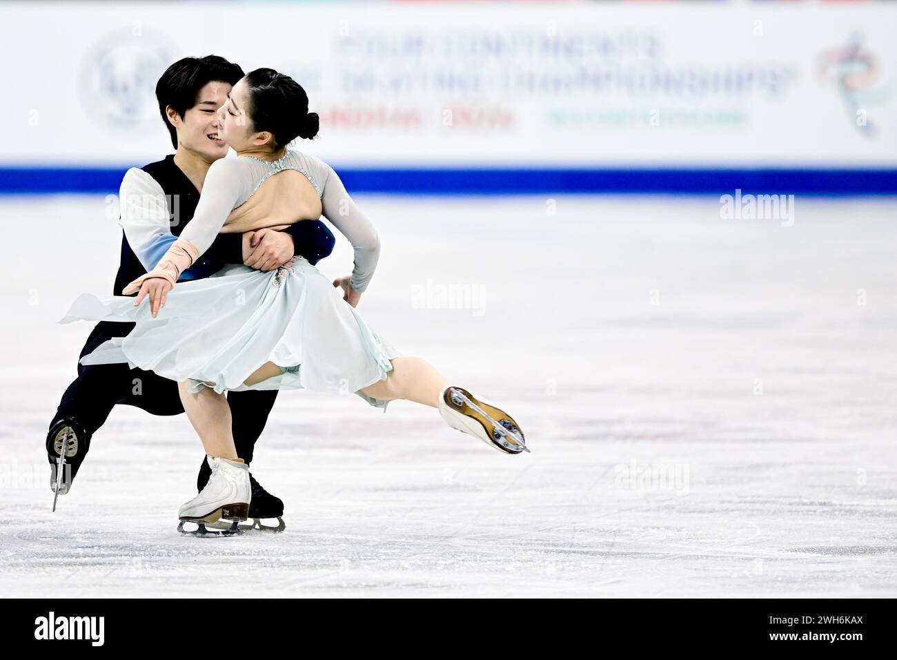 Azusa TANAKA & Shingo NISHIYAMA (JPN), during Ice Dance Free Dance, at ...