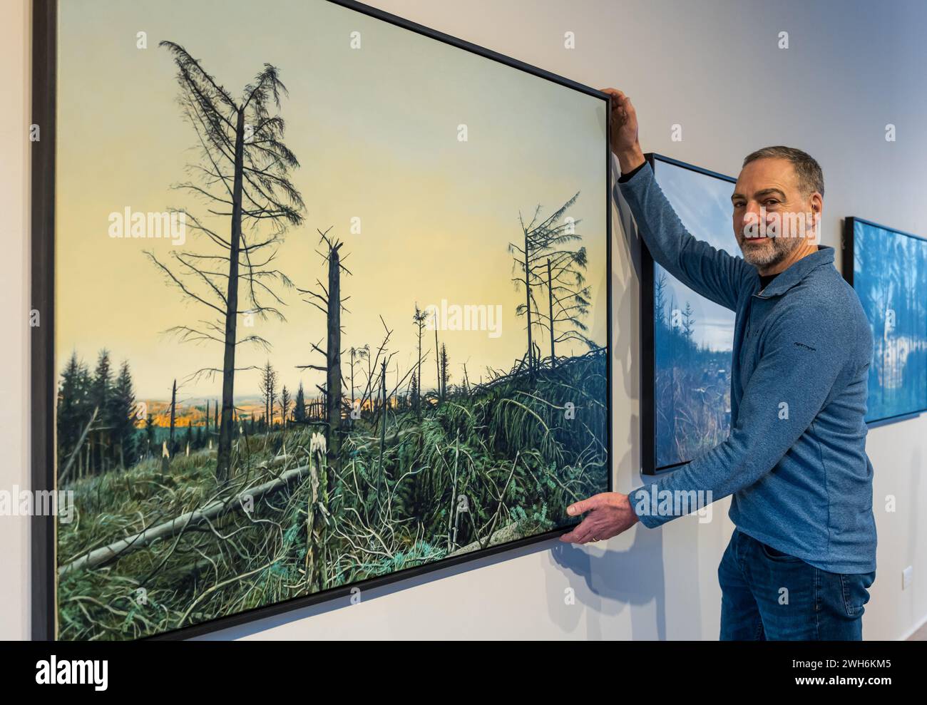 The Scottish Gallery, Edinburgh, Scotland, UK, 08 February2024, New ...