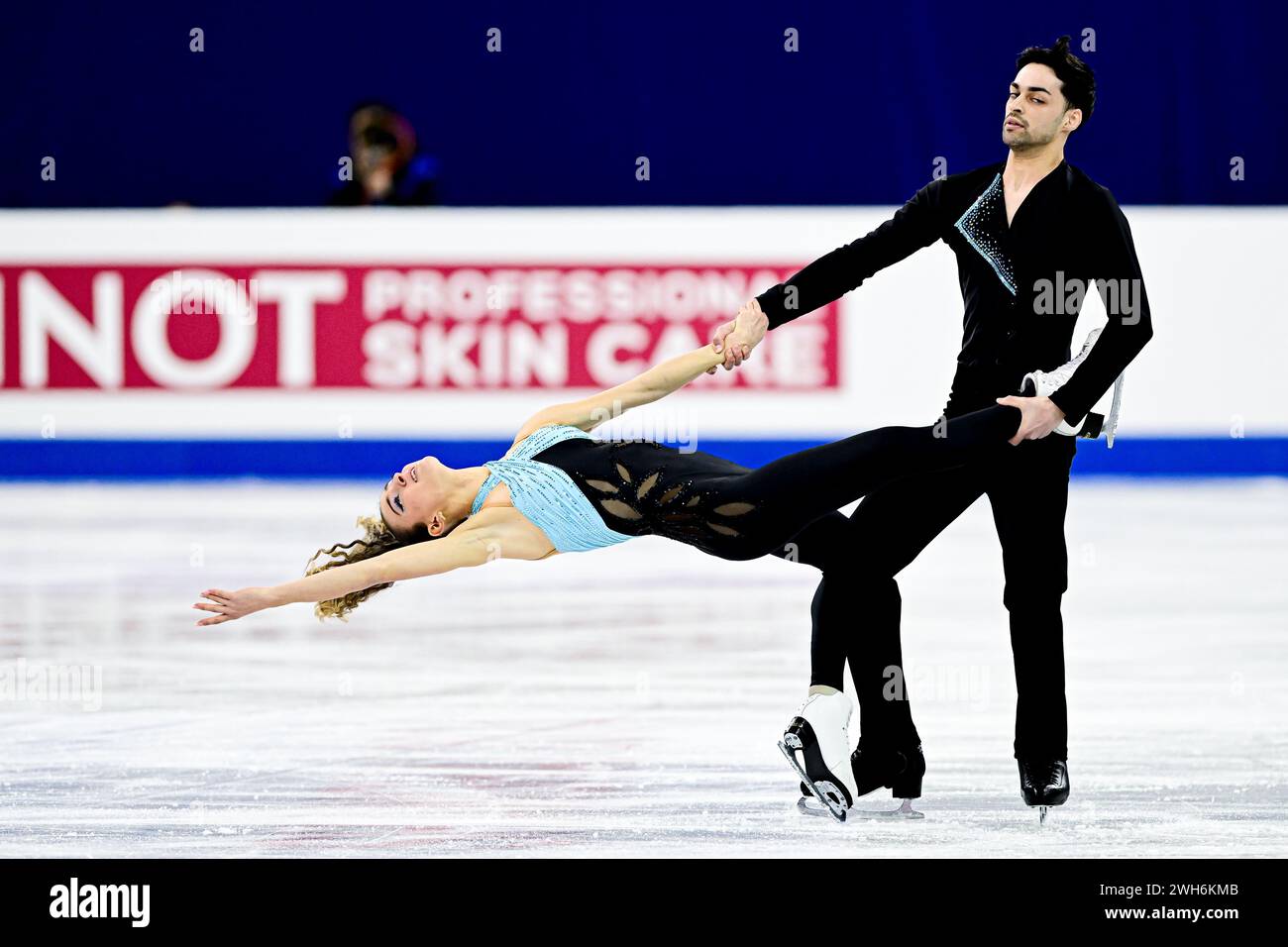 Natalia PALLU-NEVES & Jayin PANESAR (BRA), during Ice Dance Free Dance ...