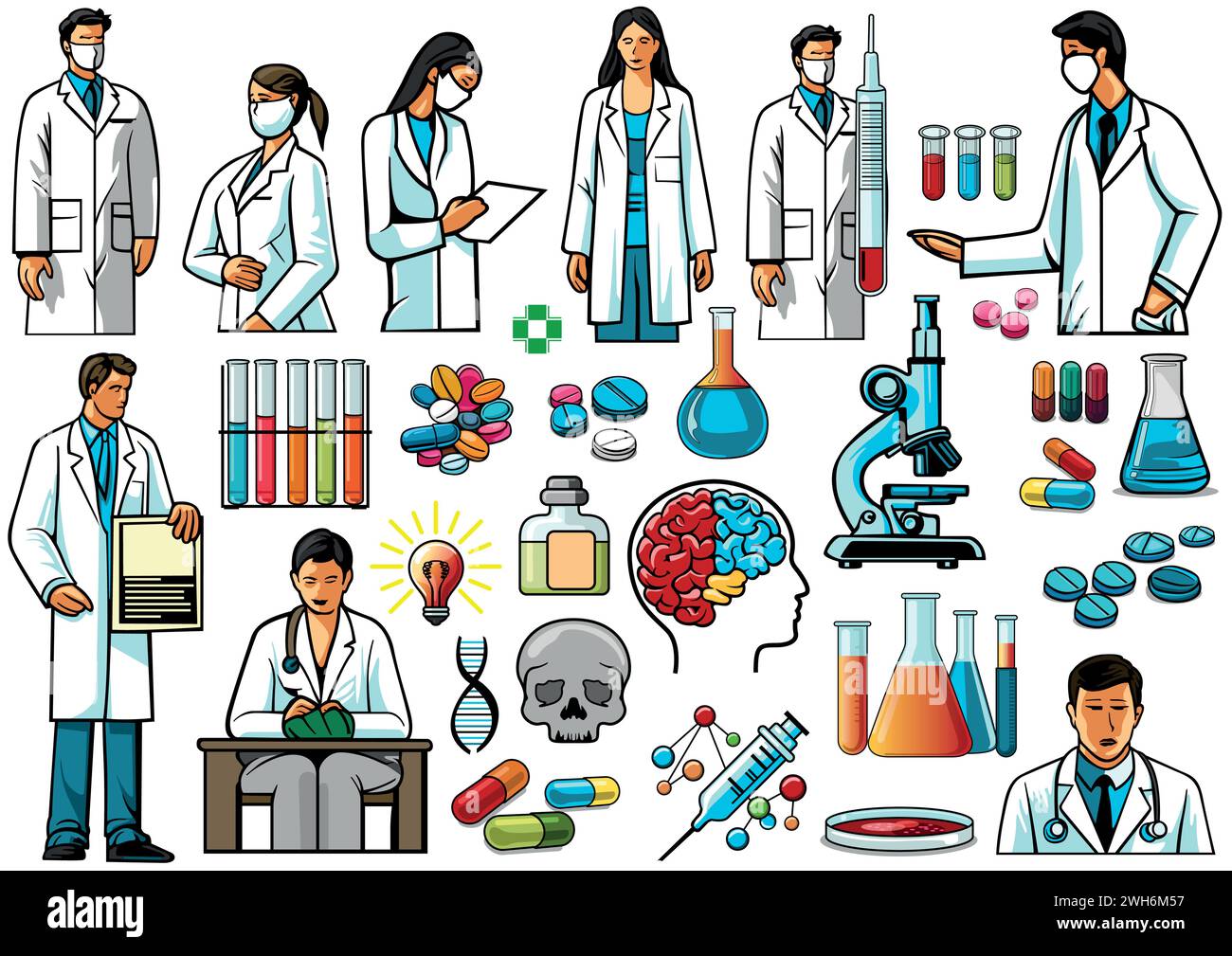 Pharmaceutical medicines pills capsules Stock Vector Images - Alamy