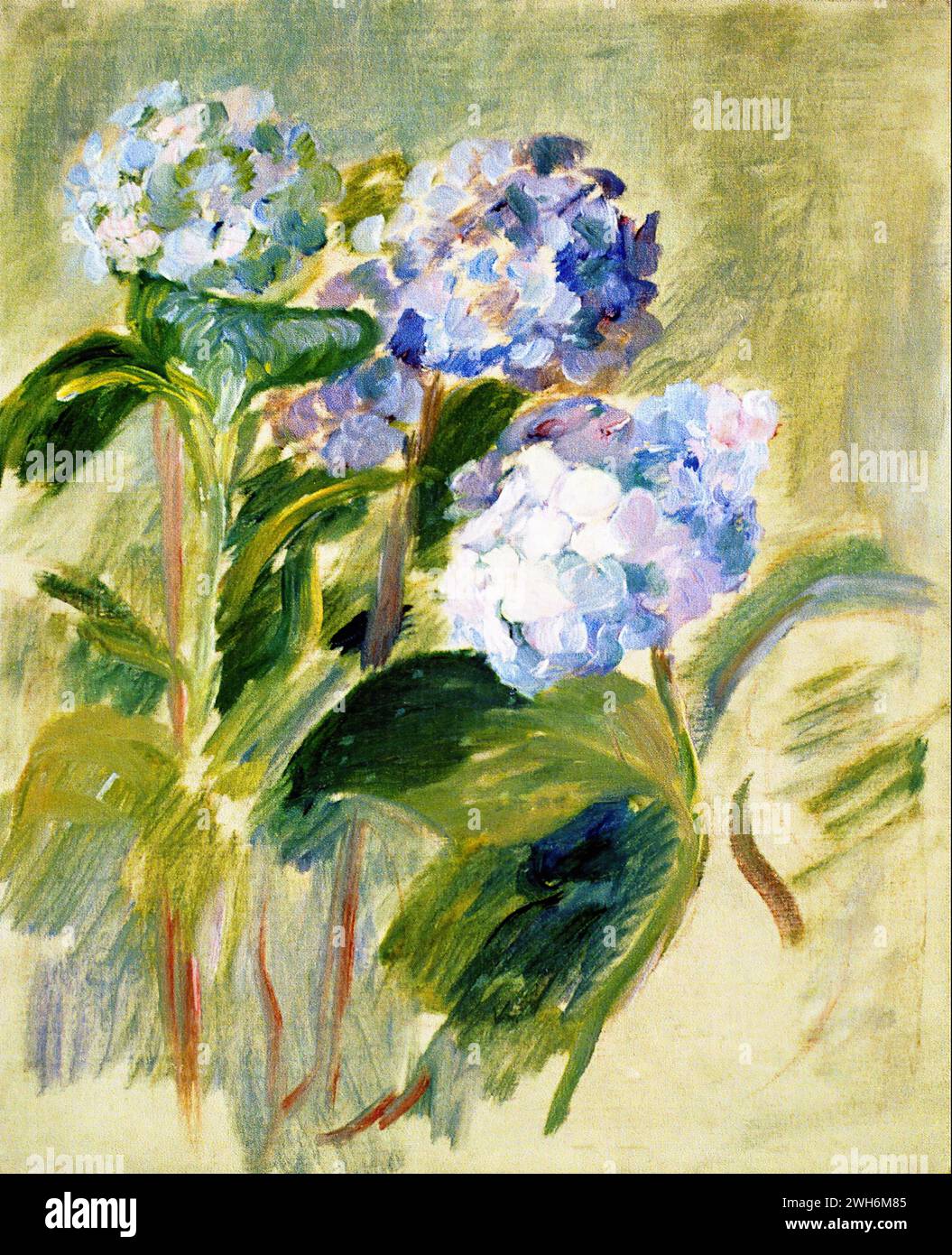 Berthe Morisot (1841-1895), French, Impressionism - The Cradle - "Le ...