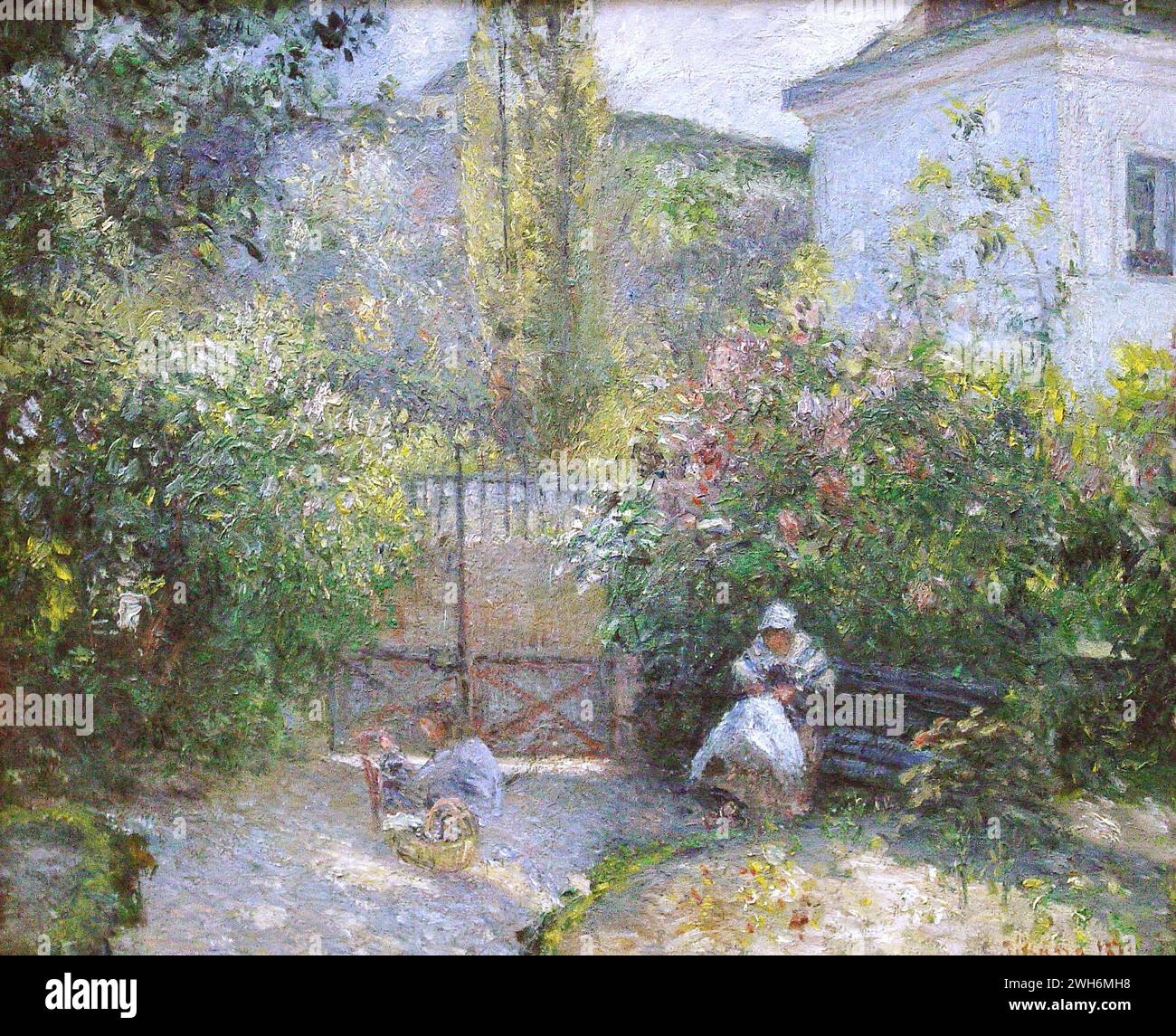 Berthe Morisot (1841-1895), French, Impressionism - Landscape at Mezy ...