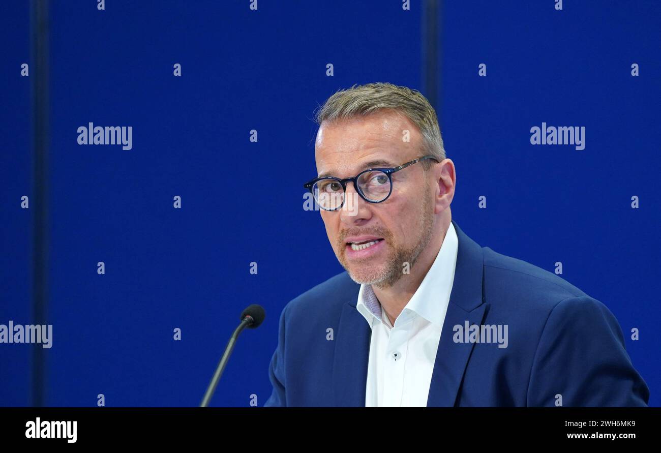 Hamburg, Germany. 08th Feb, 2024. Jan Hieber, Head of the State ...