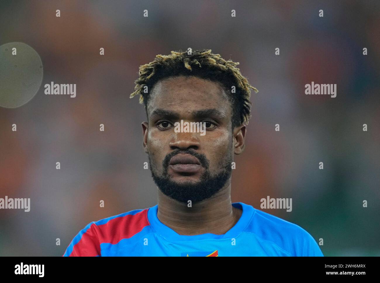 February 07 2024: Henock Inonga Baka (DR Congo) looks on during a ...