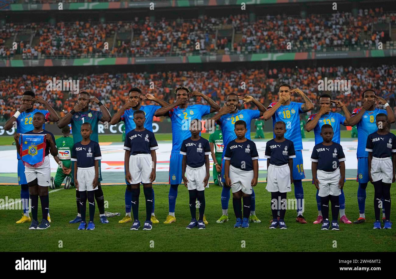 February 07 2024: Chancel Mangulu Mbemba (DR Congo), Lionel Mpasi Nzau ...