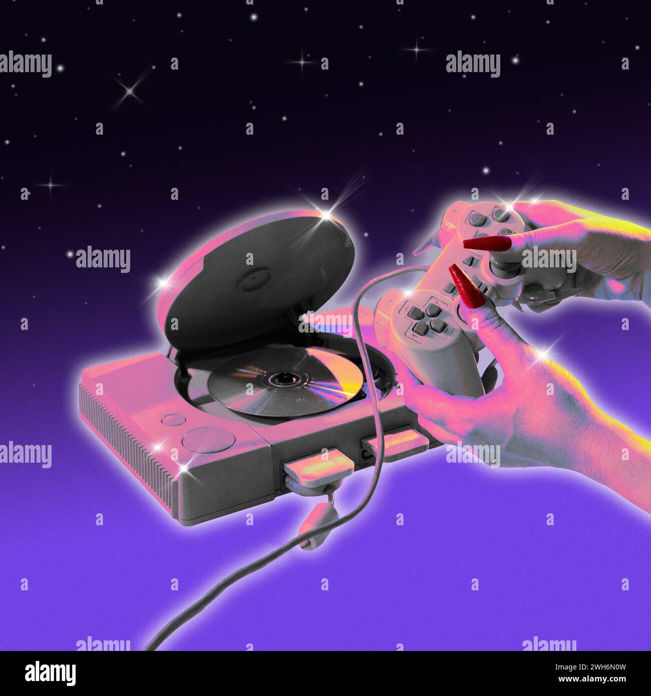 Video Game Console Collage