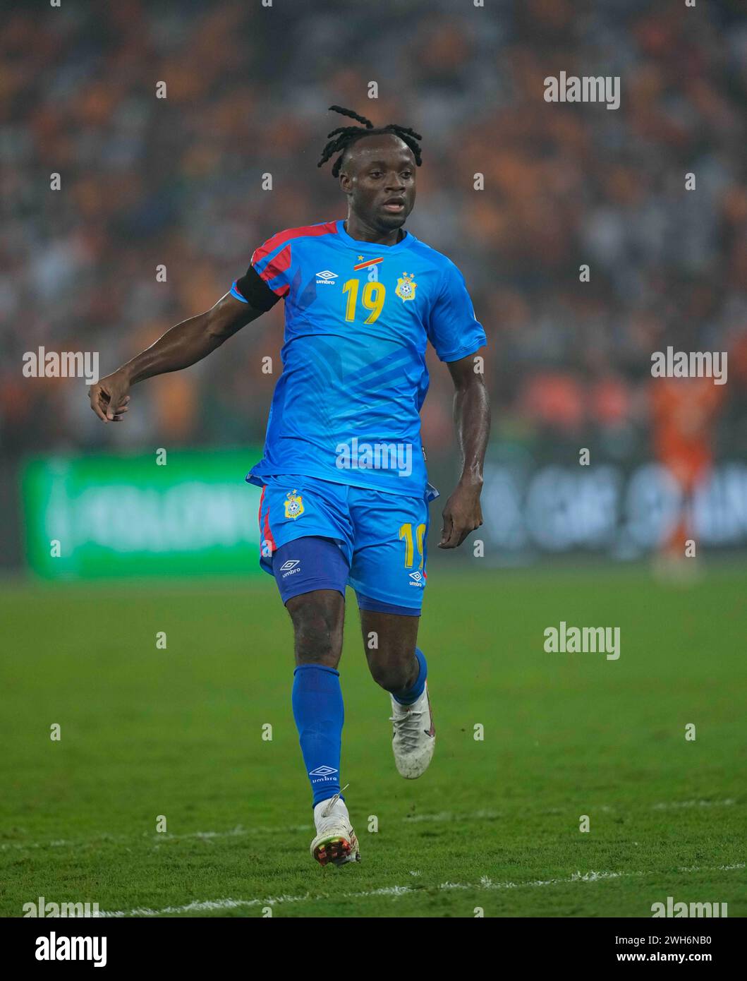 February 07 2024: Fiston Kalala Mayele (DR Congo) looks on during a ...