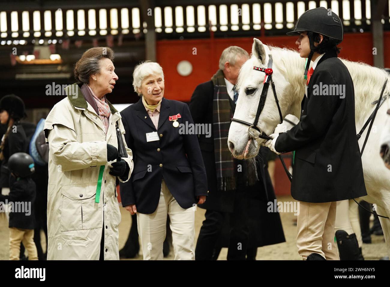 The Princess Royal (left), Vice Patron of the British Horse Society ...