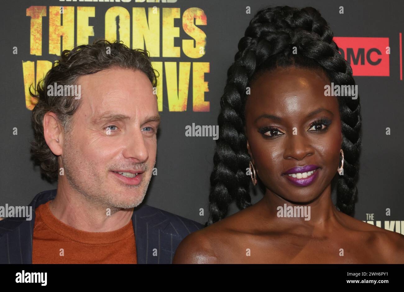 Los Angeles, Ca. 7th Feb, 2024. Andrew Lincoln, Danai Gurira at the ...